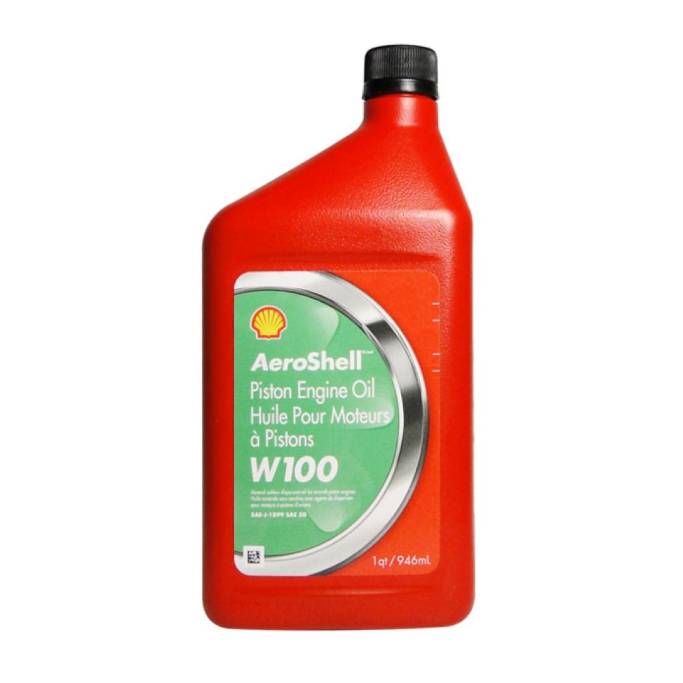 Aeroshell Aviation Oil W100 SAE 50 - 100WQT — National Aviation