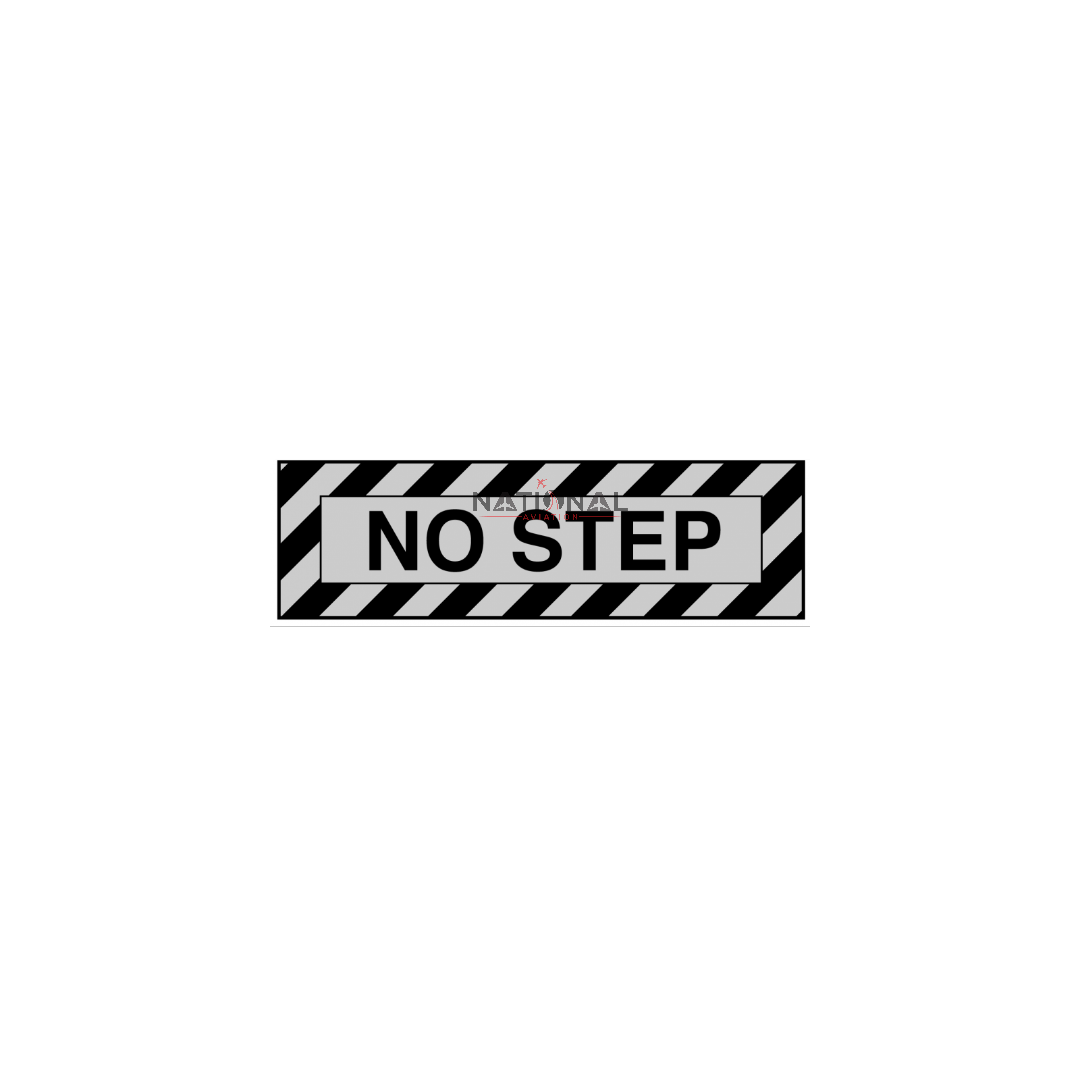 NO STEP DECAL National Aviation