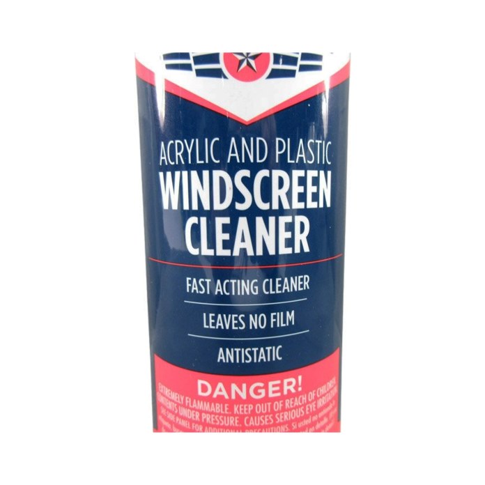 PRIST ACRYLIC AND PLASTIC WINDSHIELD CLEANER — National Aviation